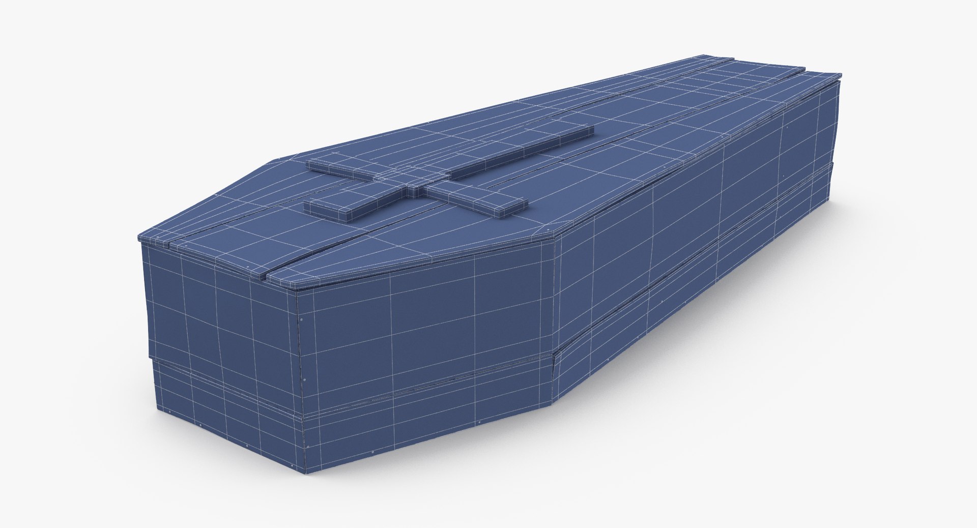 3d coffin 01 model