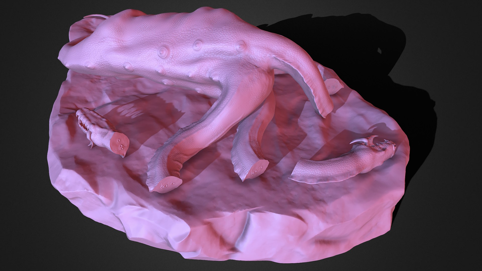 Dead Hydra 3D Model - TurboSquid 2088729