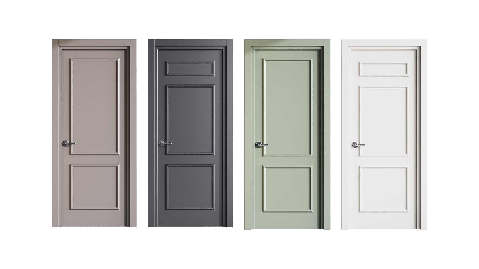 Modern Entrance Door 89 3D Model - TurboSquid 2296940