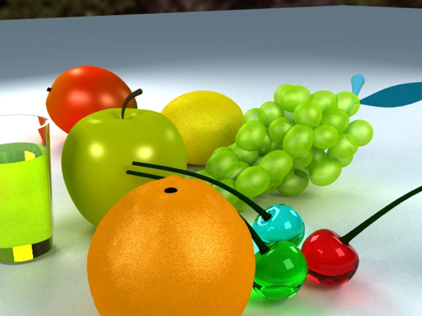 3d Fruits Model