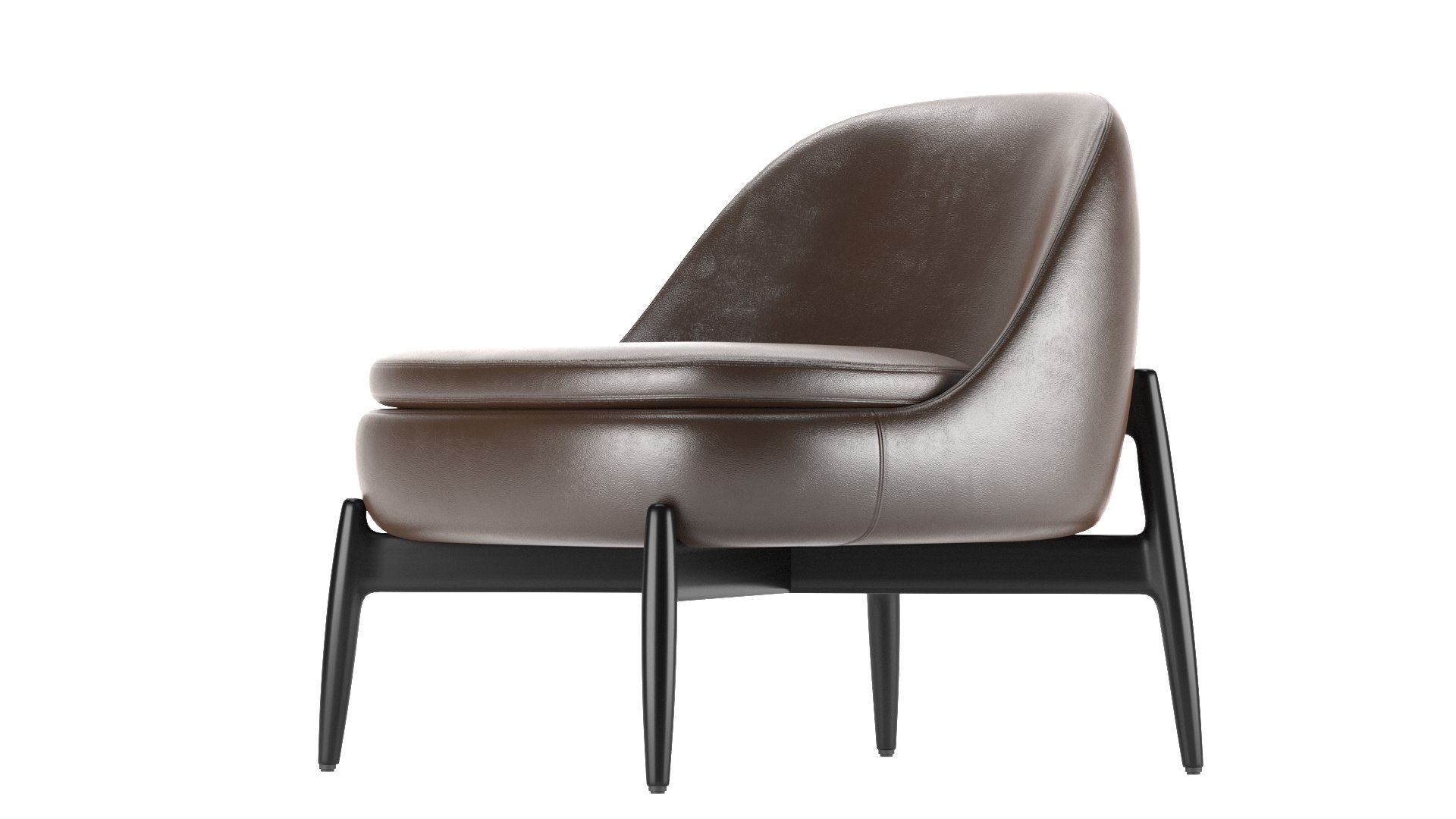 3D Minotti Armchair Sendai Model - TurboSquid 1990237