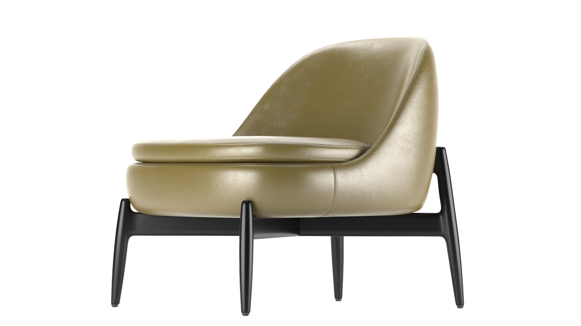 3D Minotti Armchair Sendai Model - TurboSquid 1990237