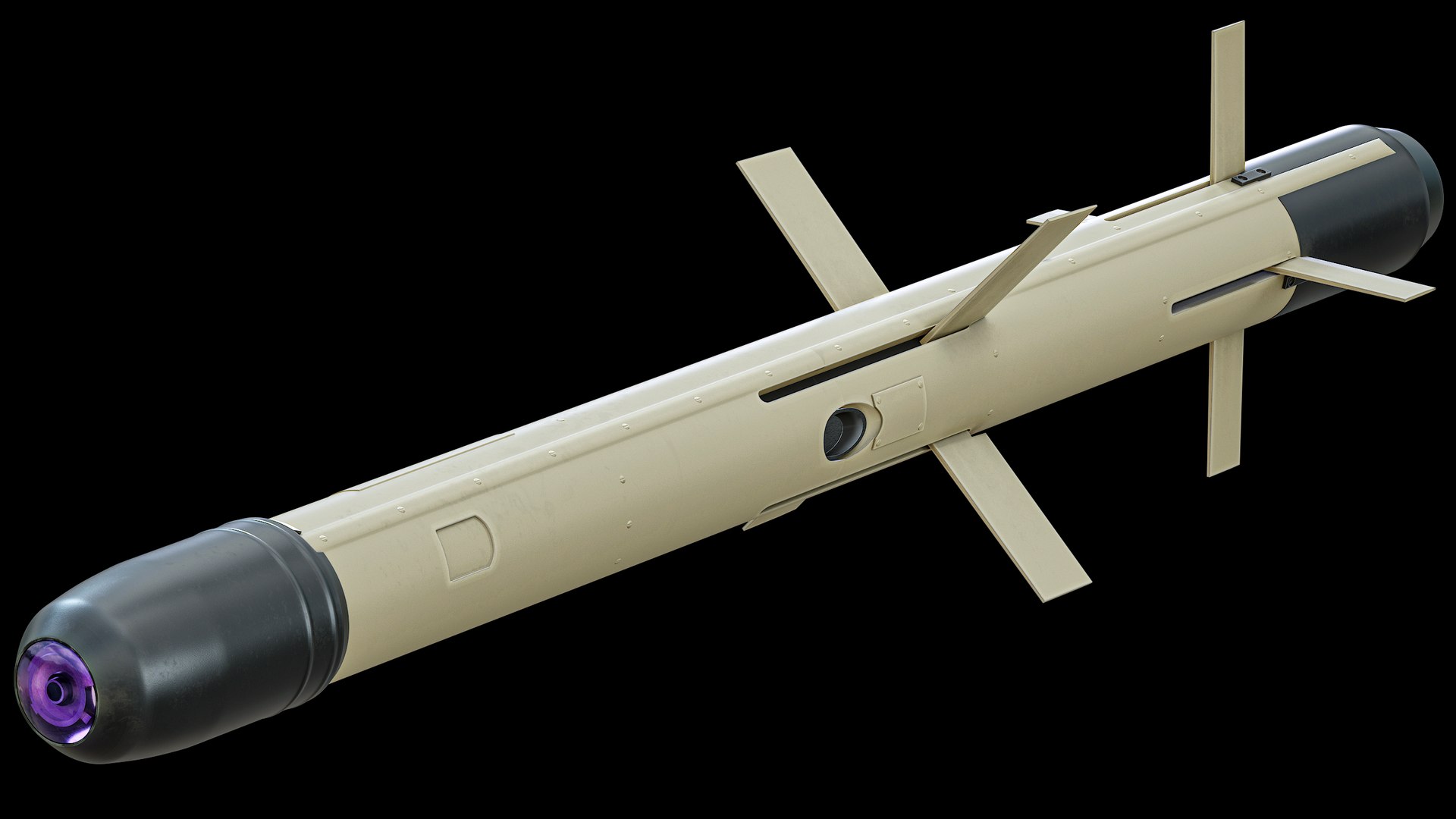 3D Spike ER2 Missile With The Helicopter Launcher PBR - TurboSquid 2319381