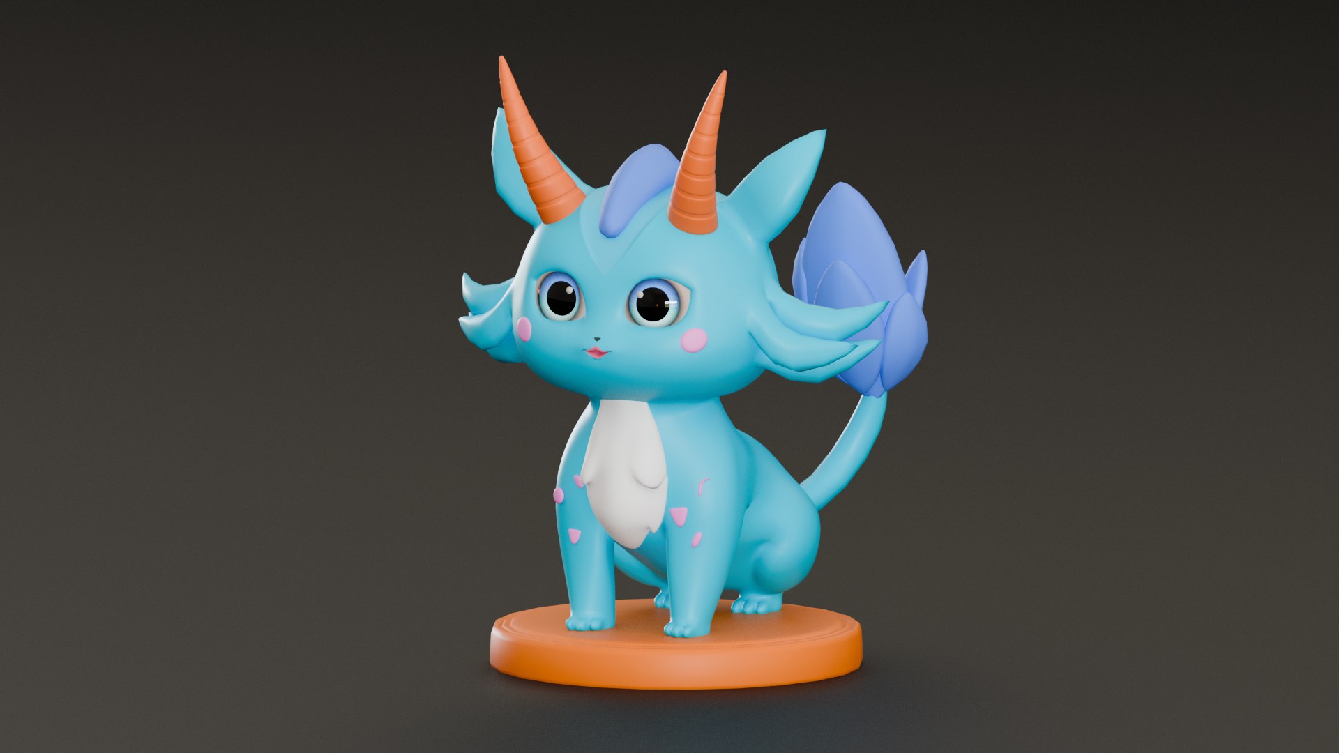 Pack Of 6 Adorable Low-Poly Dragons Perfect For Games Printing Model ...