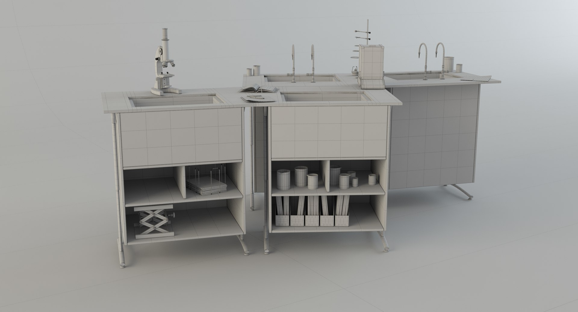 3D Laboratory Island Model - TurboSquid 1343733