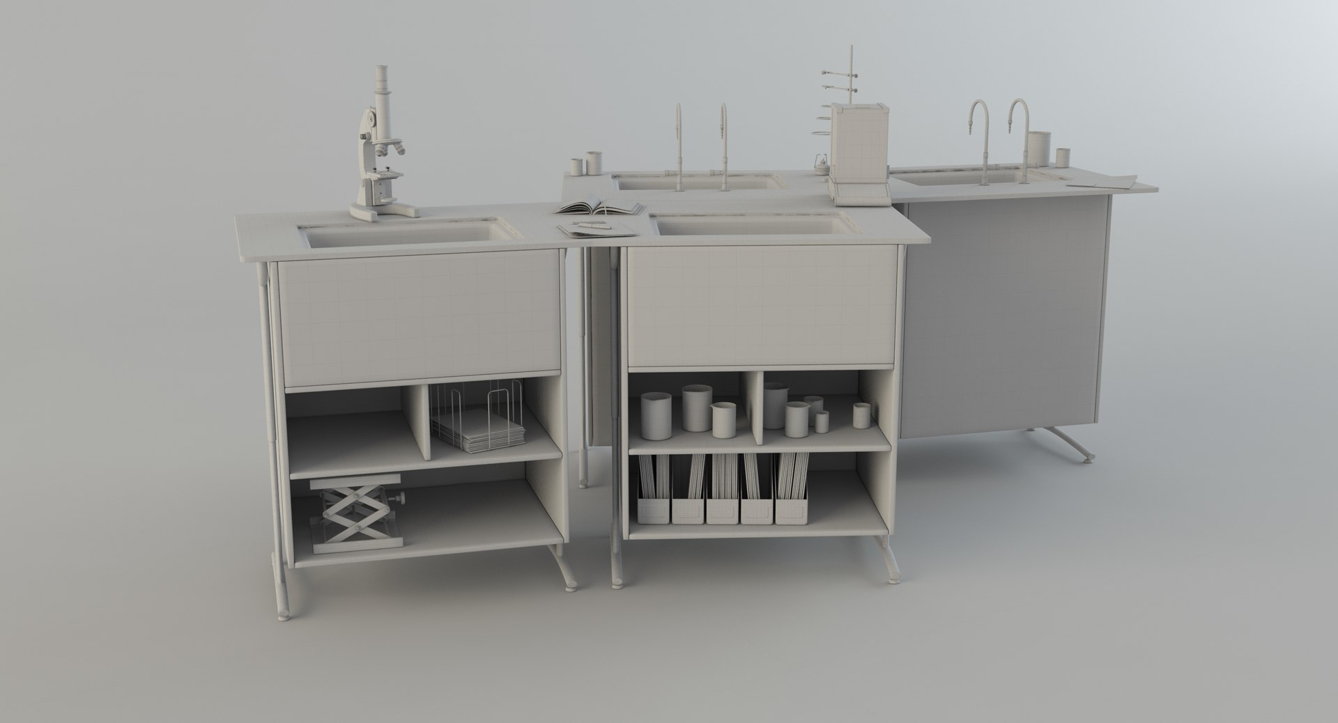 3D Laboratory Island Model - TurboSquid 1343733