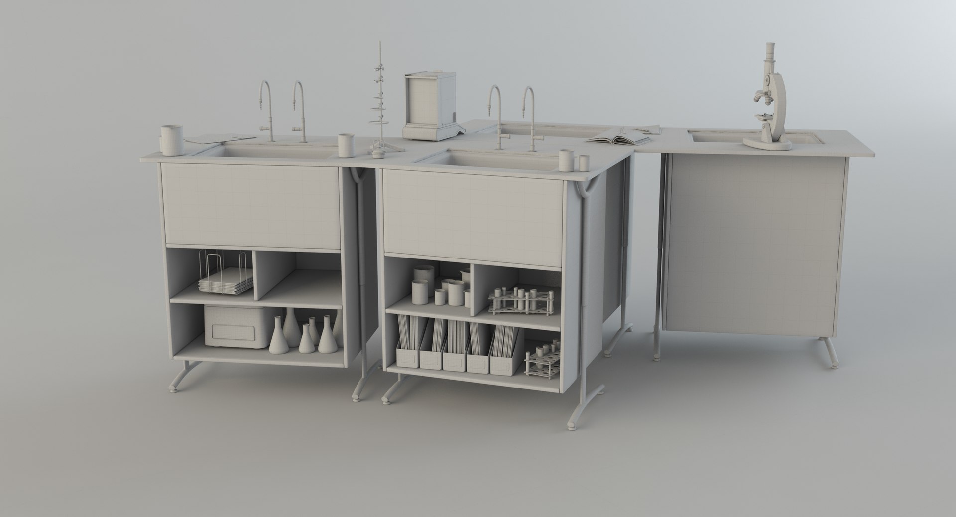 3D Laboratory Island Model - TurboSquid 1343733