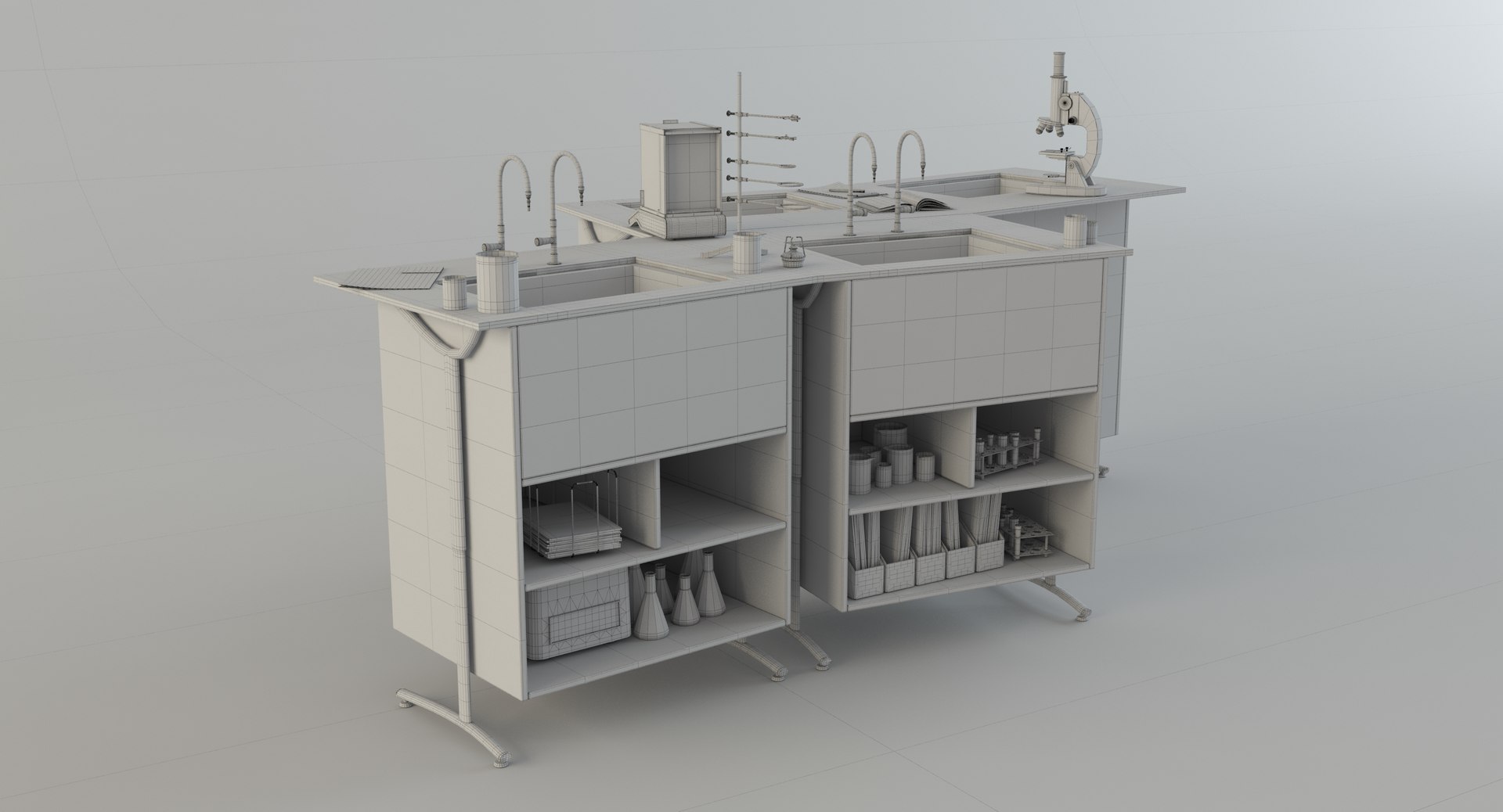 3D Laboratory Island Model - TurboSquid 1343733