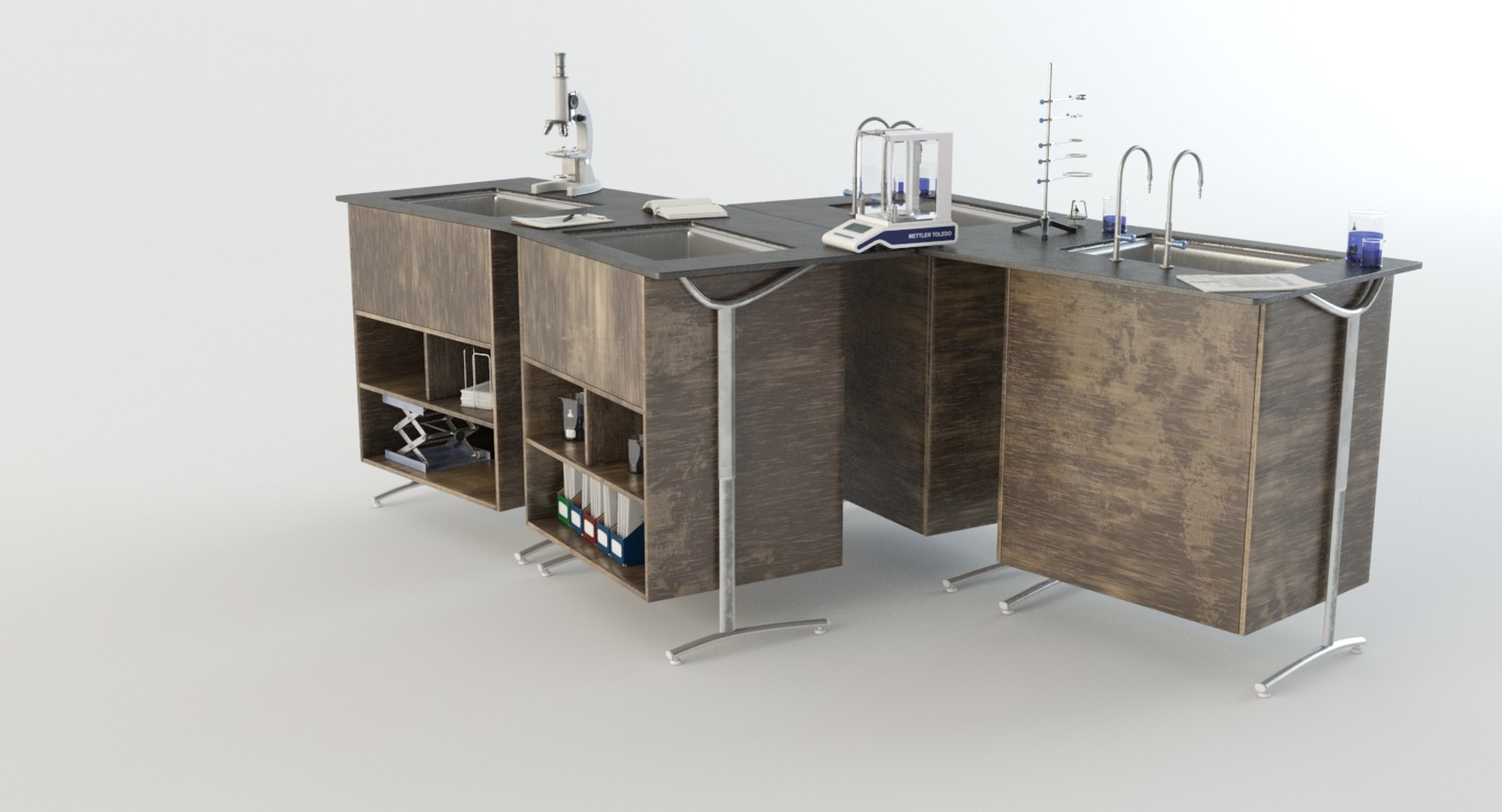 3D Laboratory Island Model - TurboSquid 1343733