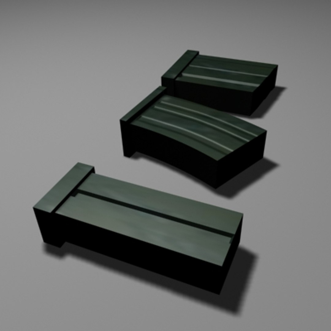 Machine Gun Clips 3d Model