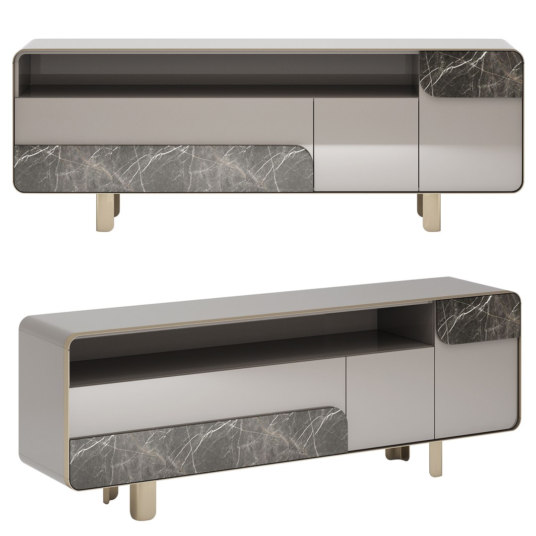Turri SOUL Sideboard 3D Model - TurboSquid 2094533