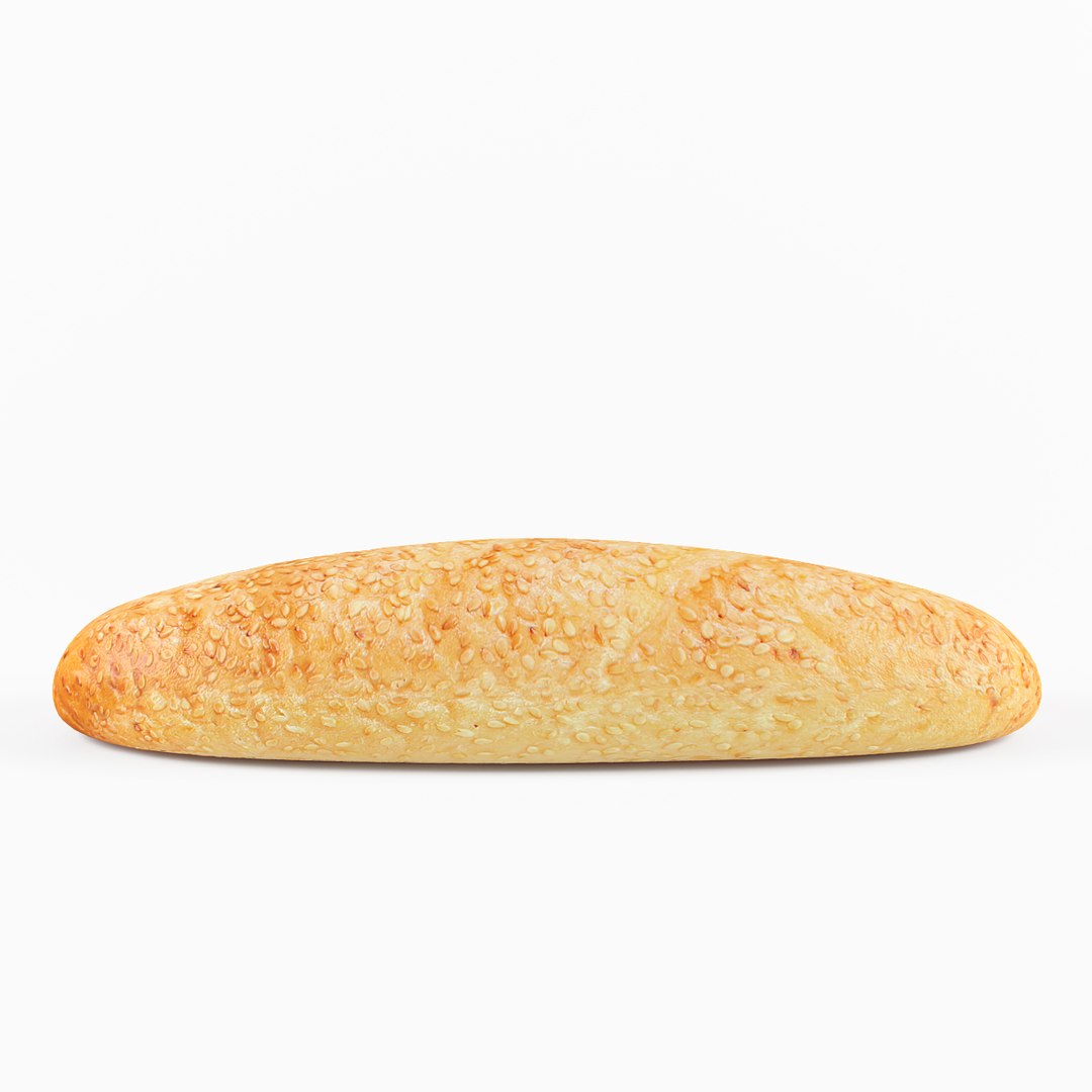 3d Long Bread