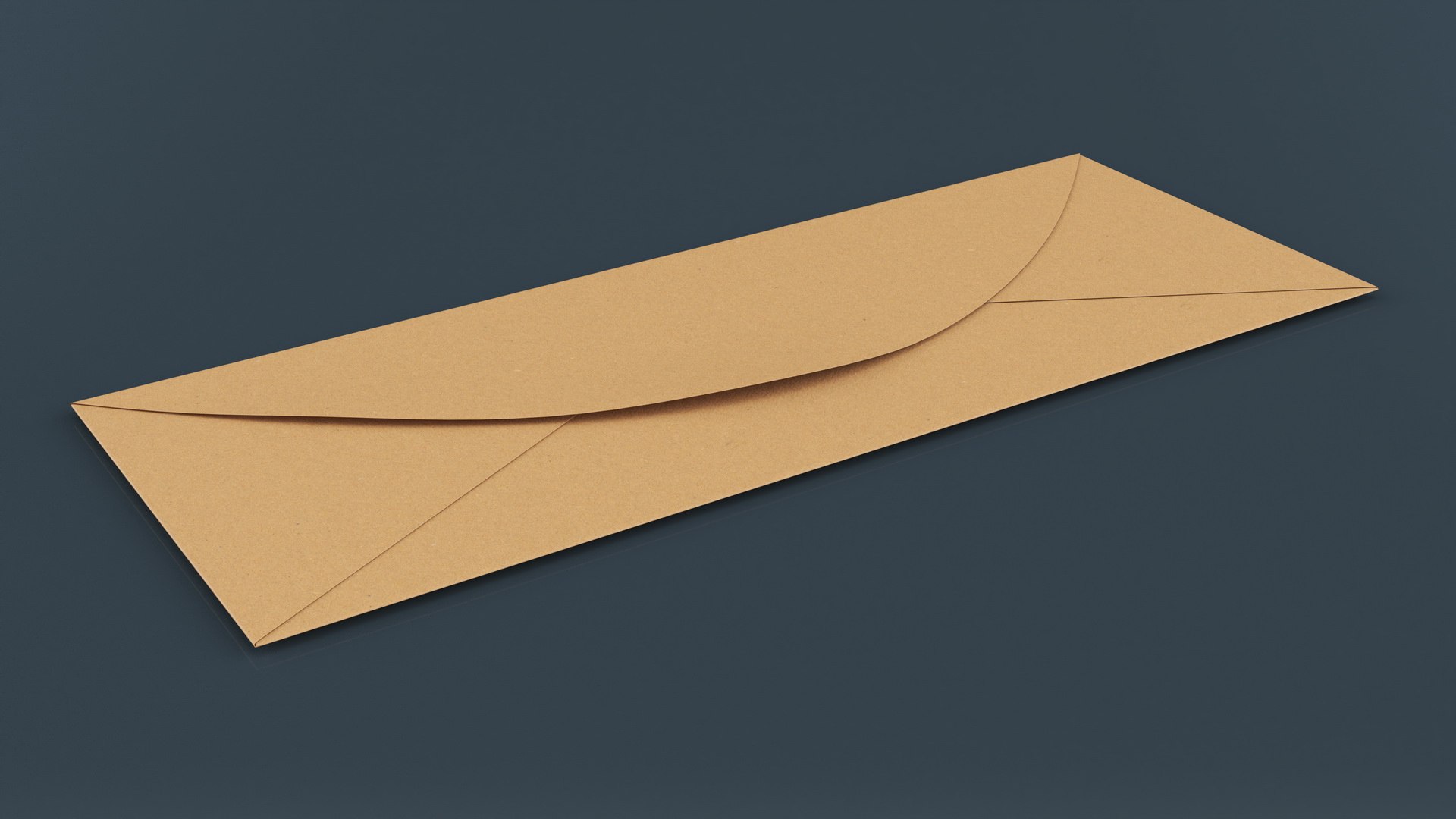 3D Long Brown Paper Envelope - TurboSquid 2405917