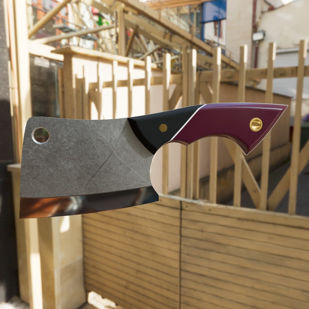 Mini Cleaver 3D Model - TurboSquid 1878465