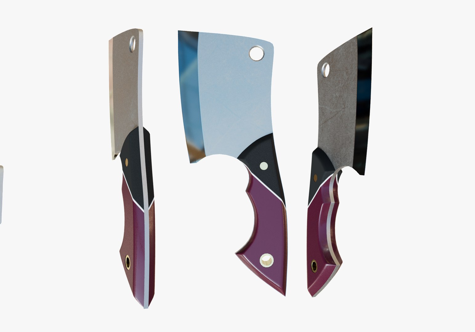 Mini Cleaver 3D Model - TurboSquid 1878465