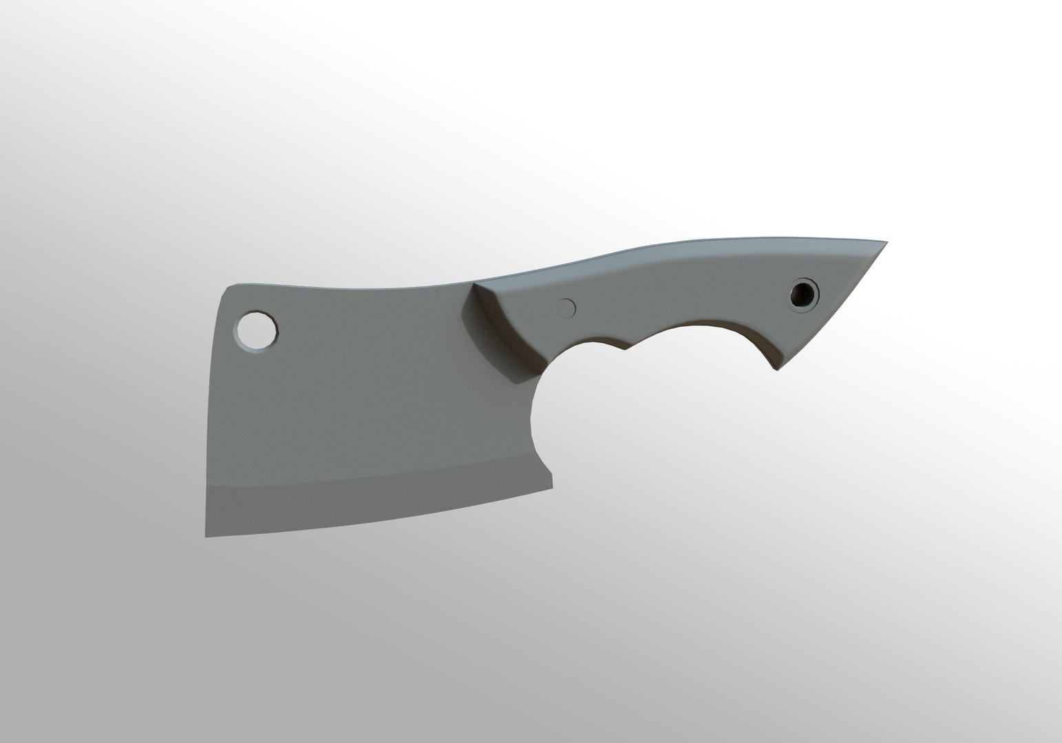 Mini Cleaver 3D Model - TurboSquid 1878465