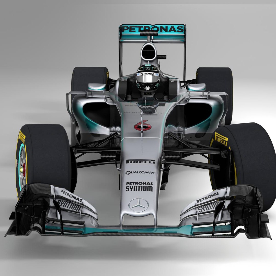 3ds Max Mercedes W06 Hybrid