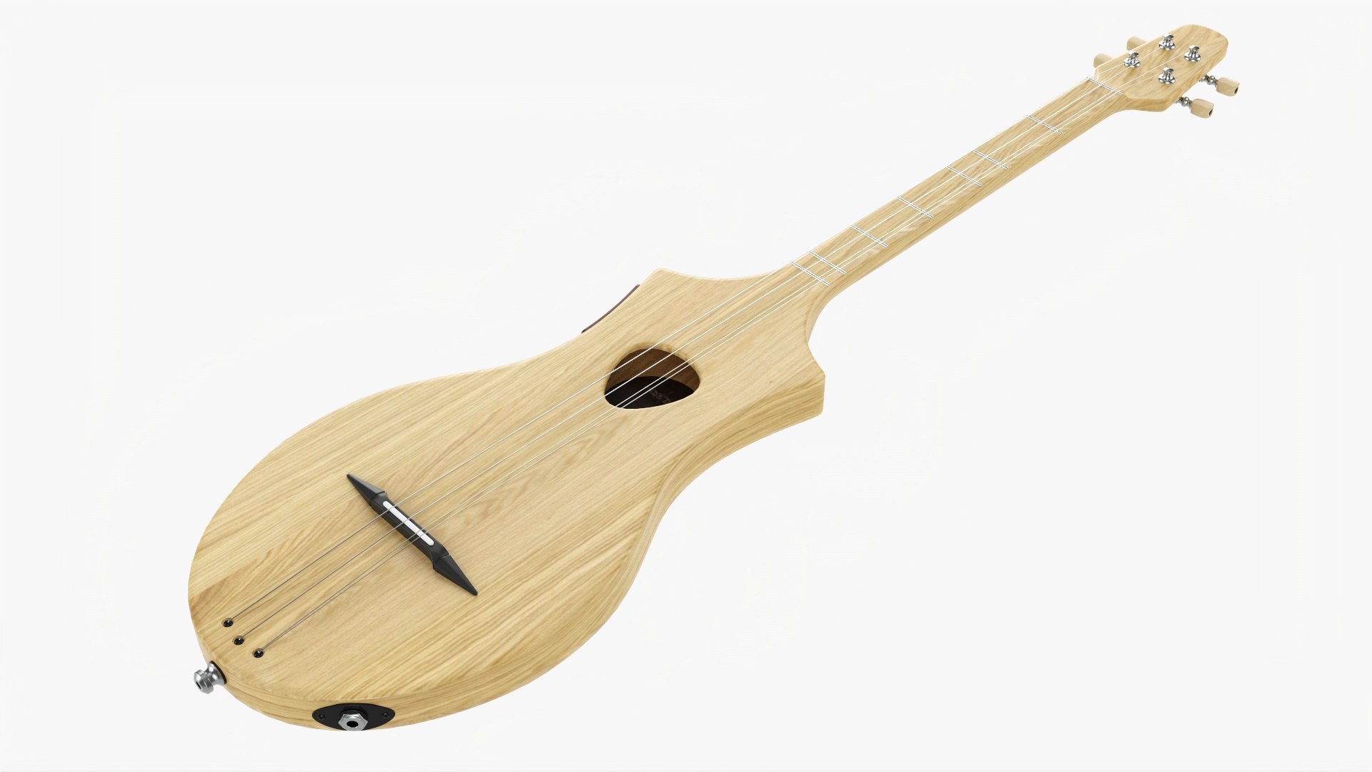 3D Acoustic 4-string Instrument 01 - TurboSquid 1777360