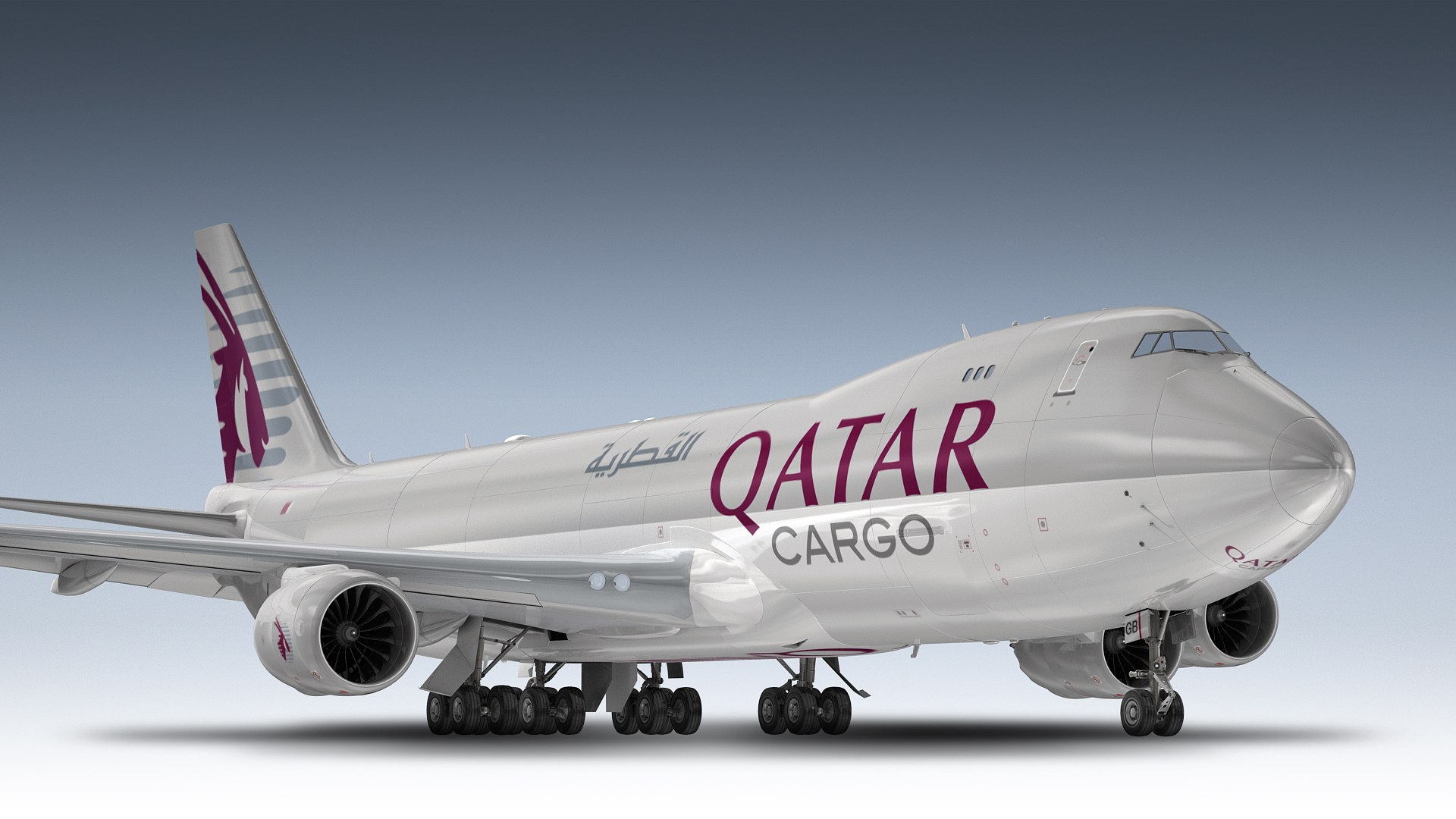 Qatar Cargo Fleet 3D - TurboSquid 2418803