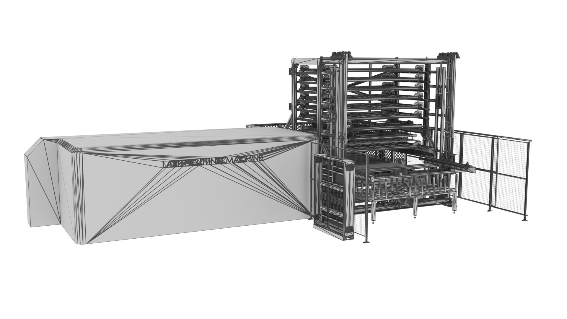 Sheet Metal Storage And Feeding System Model - TurboSquid 1941765