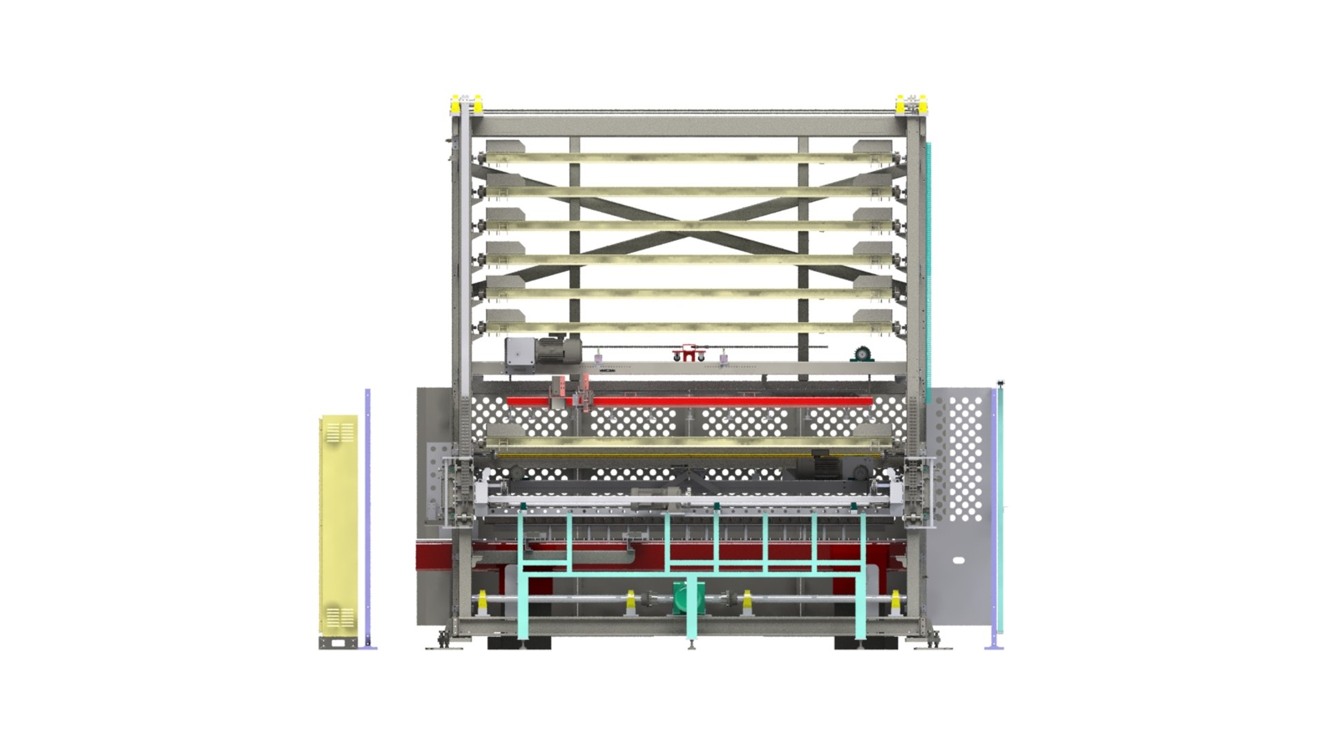 Sheet Metal Storage And Feeding System Model - TurboSquid 1941765