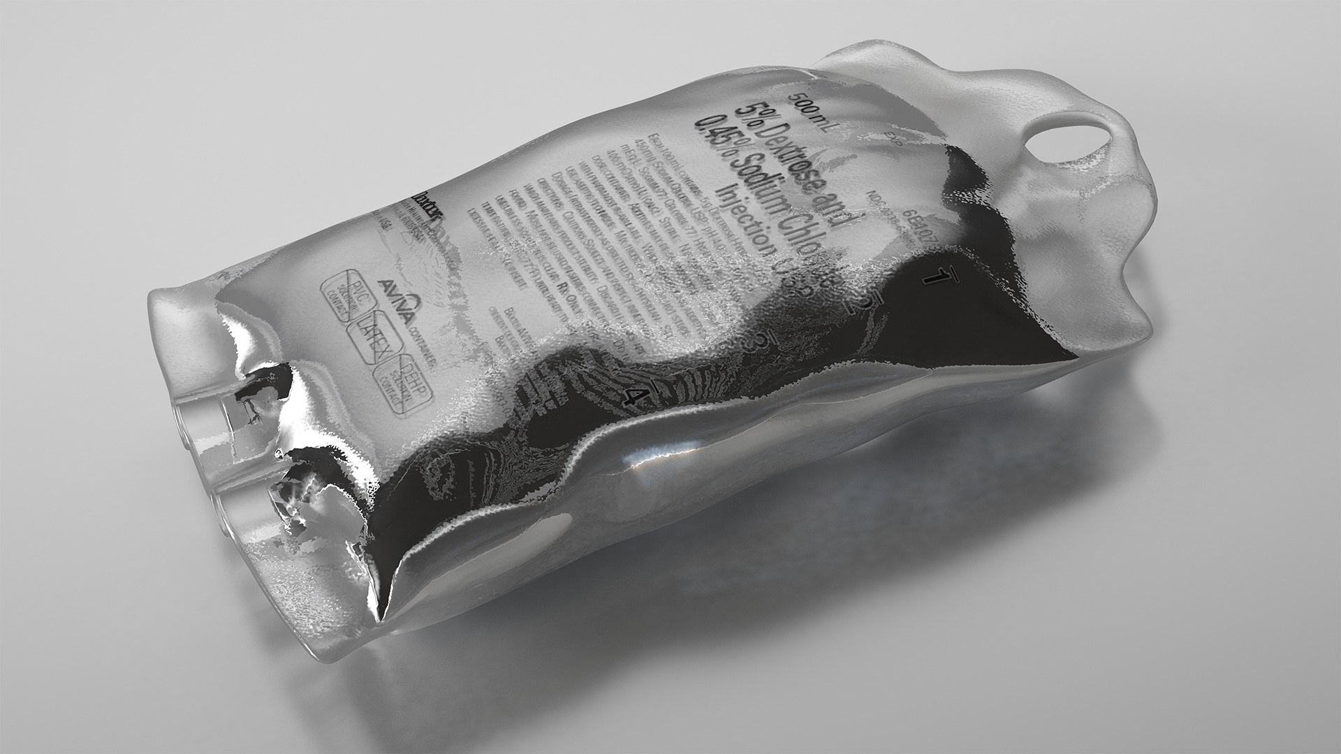 Iv Fluid Solution Bag 3D Model - TurboSquid 1458133