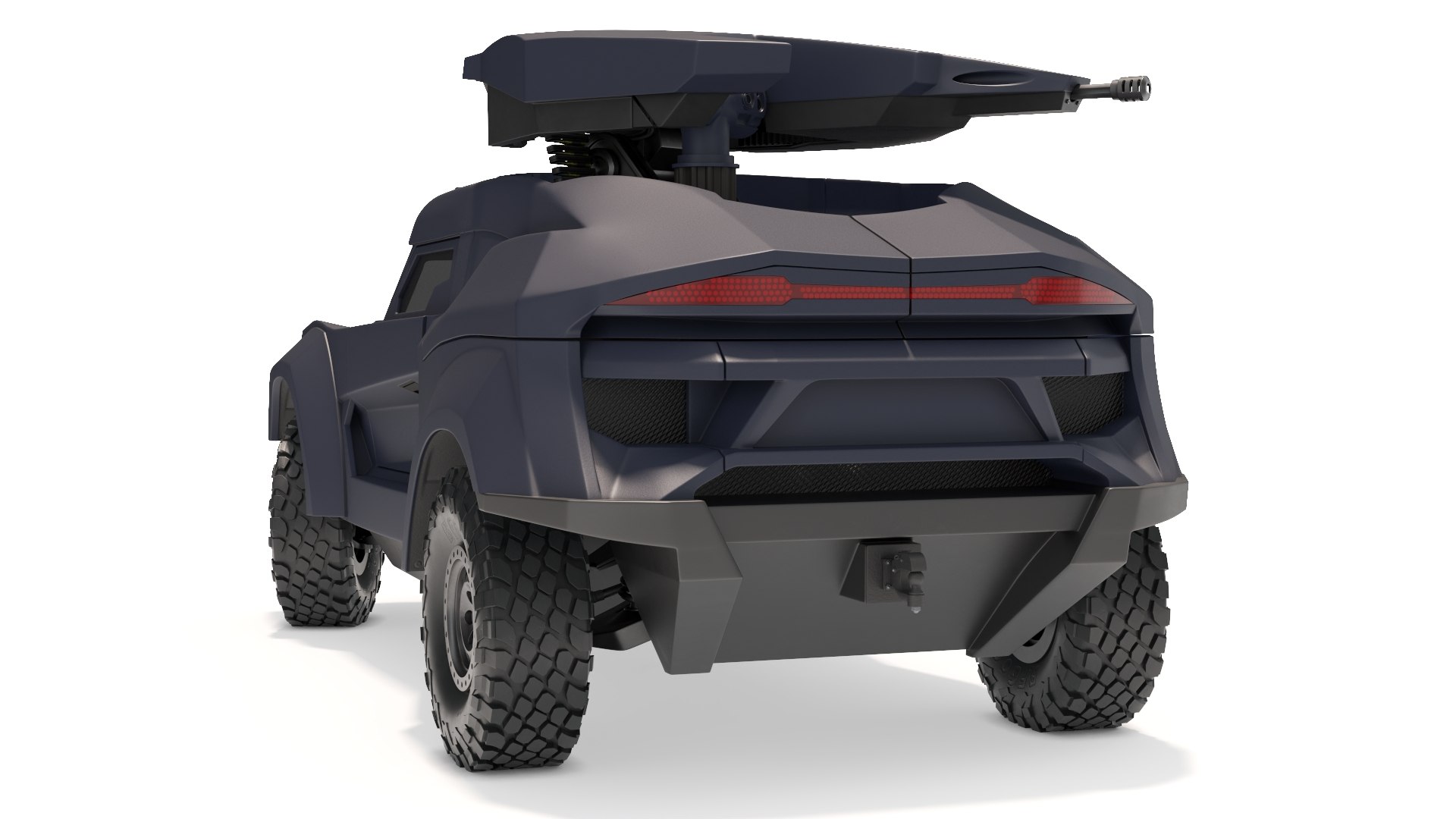 Armored Tactical Ground Interceptor Vehicle Rigged 3D Model ...