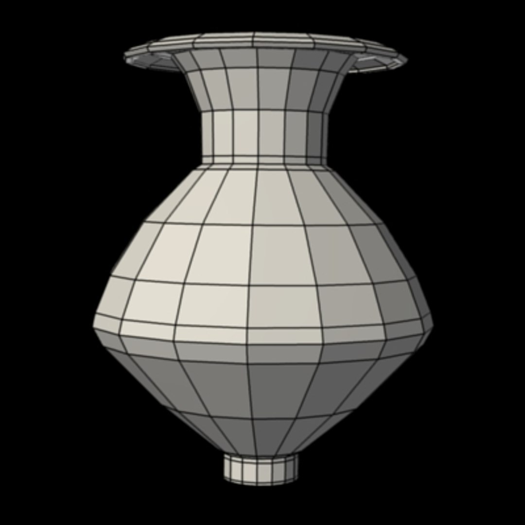 Prehistoric Vases 3d Model