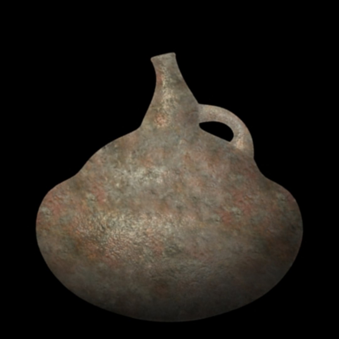 prehistoric vases 3d model