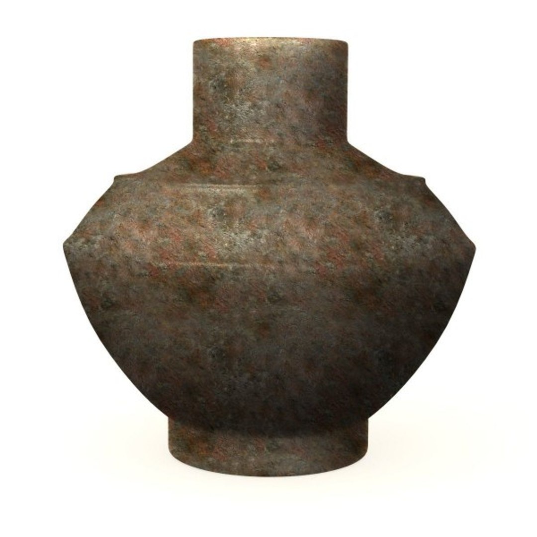 Prehistoric Vases 3d Model