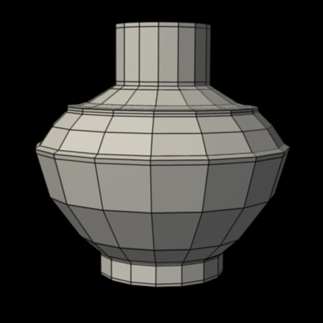 Prehistoric Vases 3d Model