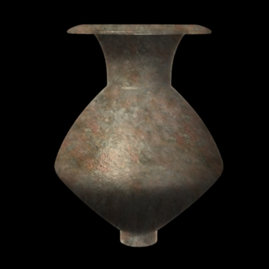 Prehistoric Vases 3d Model