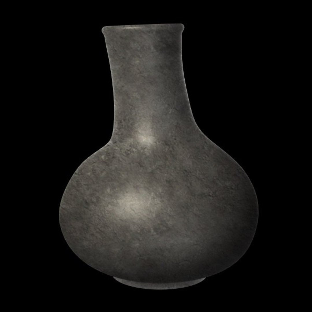 Prehistoric Vases 3d Model