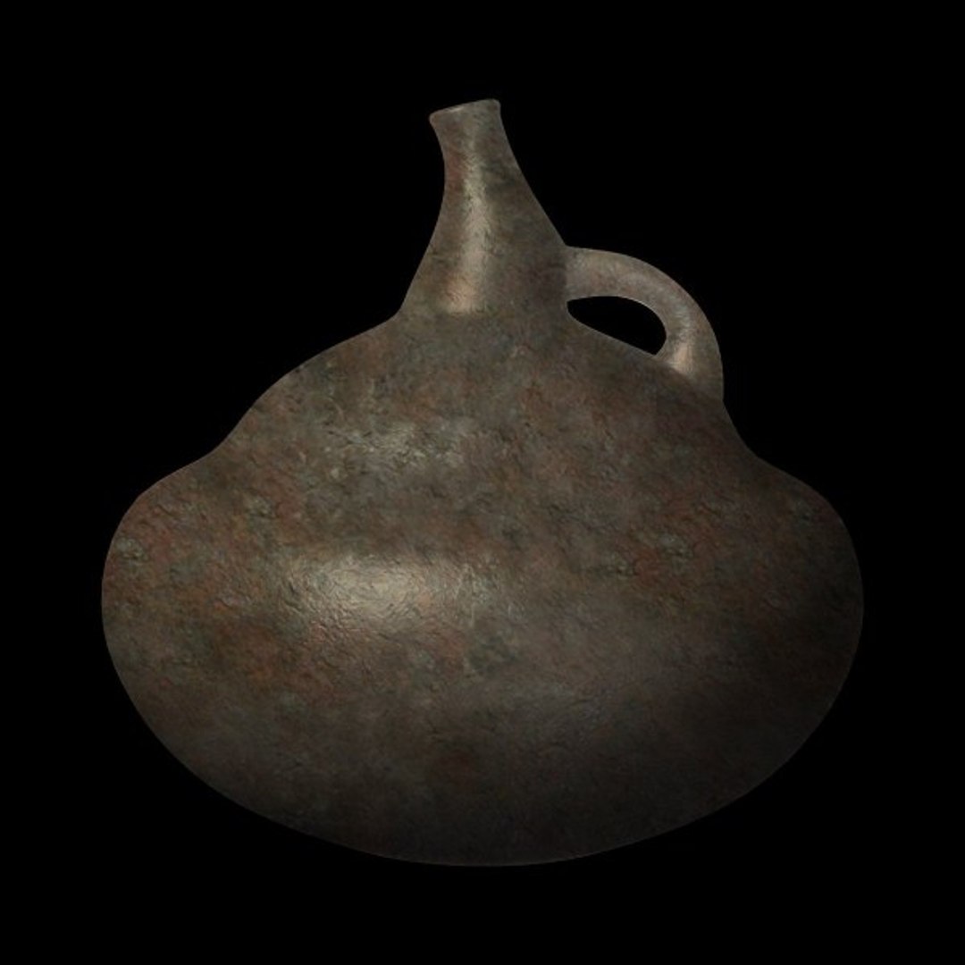 Prehistoric Vases 3d Model