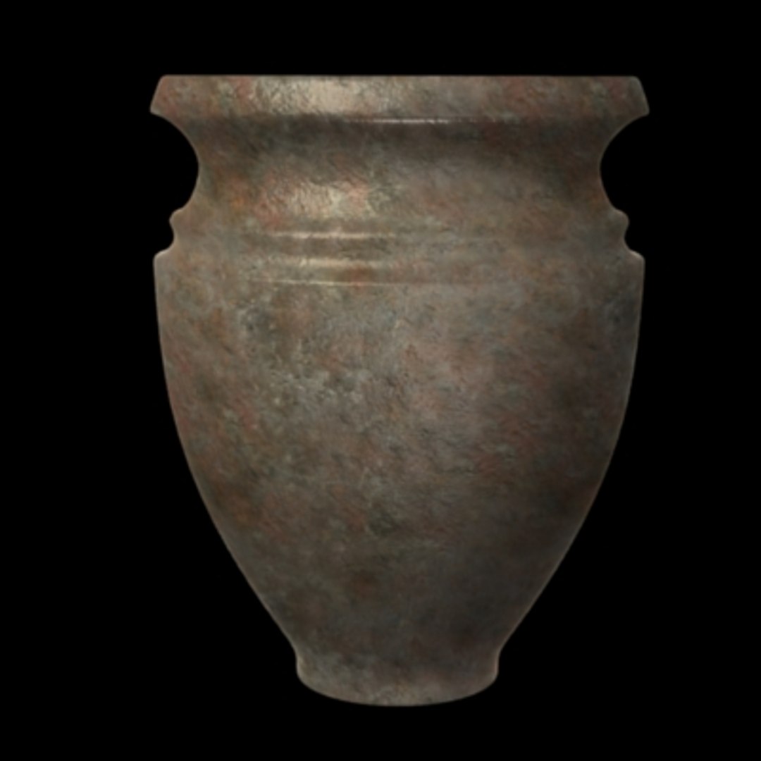 prehistoric vases 3d model