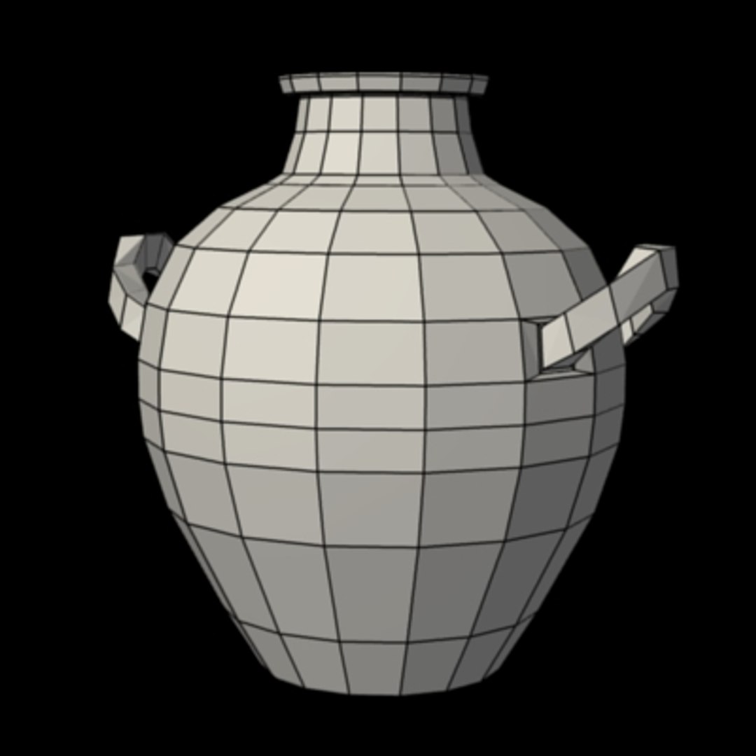 prehistoric vases 3d model