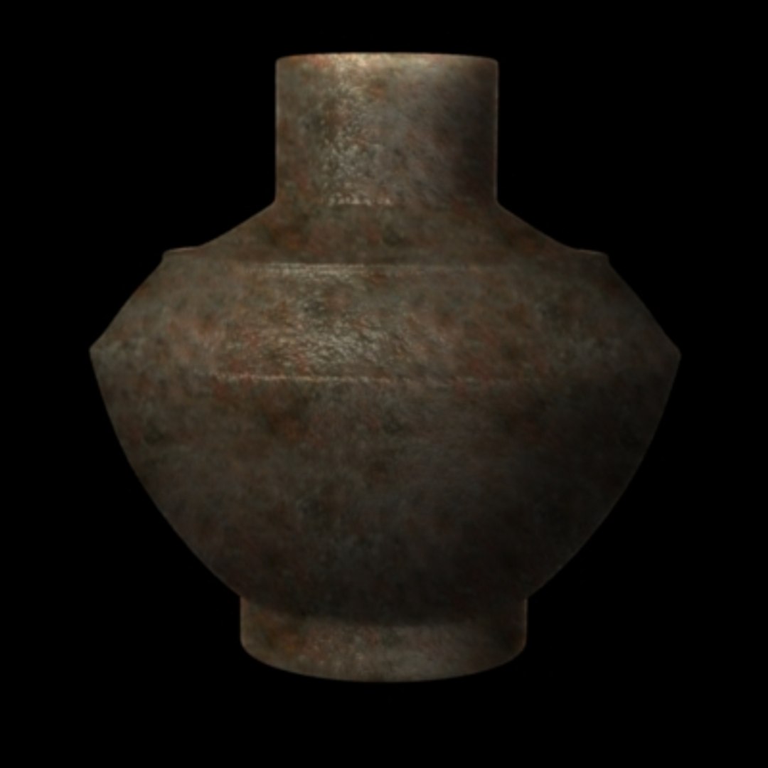Prehistoric Vases 3d Model