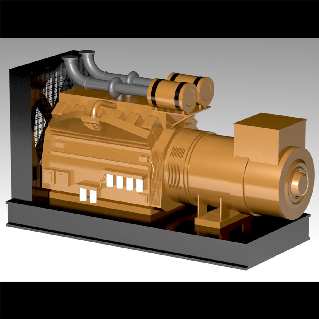 generator diesel obj