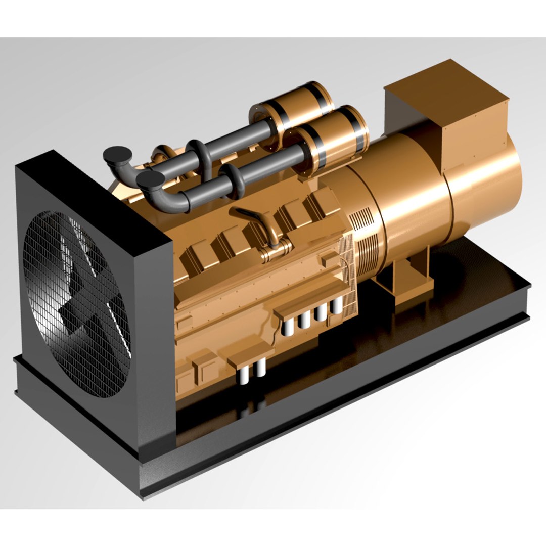 generator diesel obj