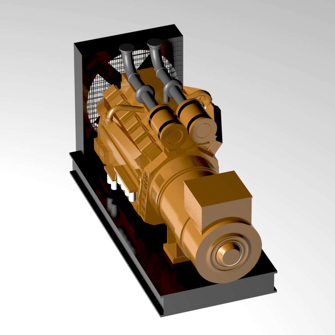 generator diesel obj