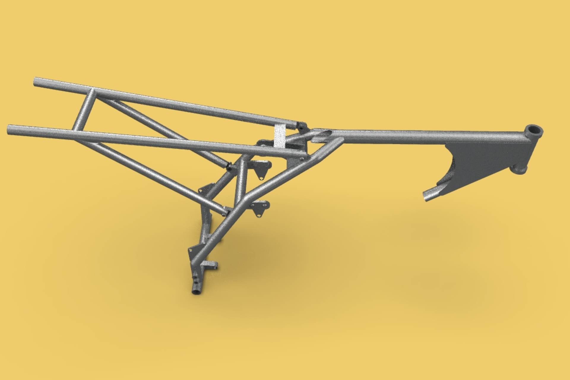 3D model MOTOCROSS DIRT BIKE SUPERMOTO TRAIL FRAME CHASSIS MOTORCYCLE ...