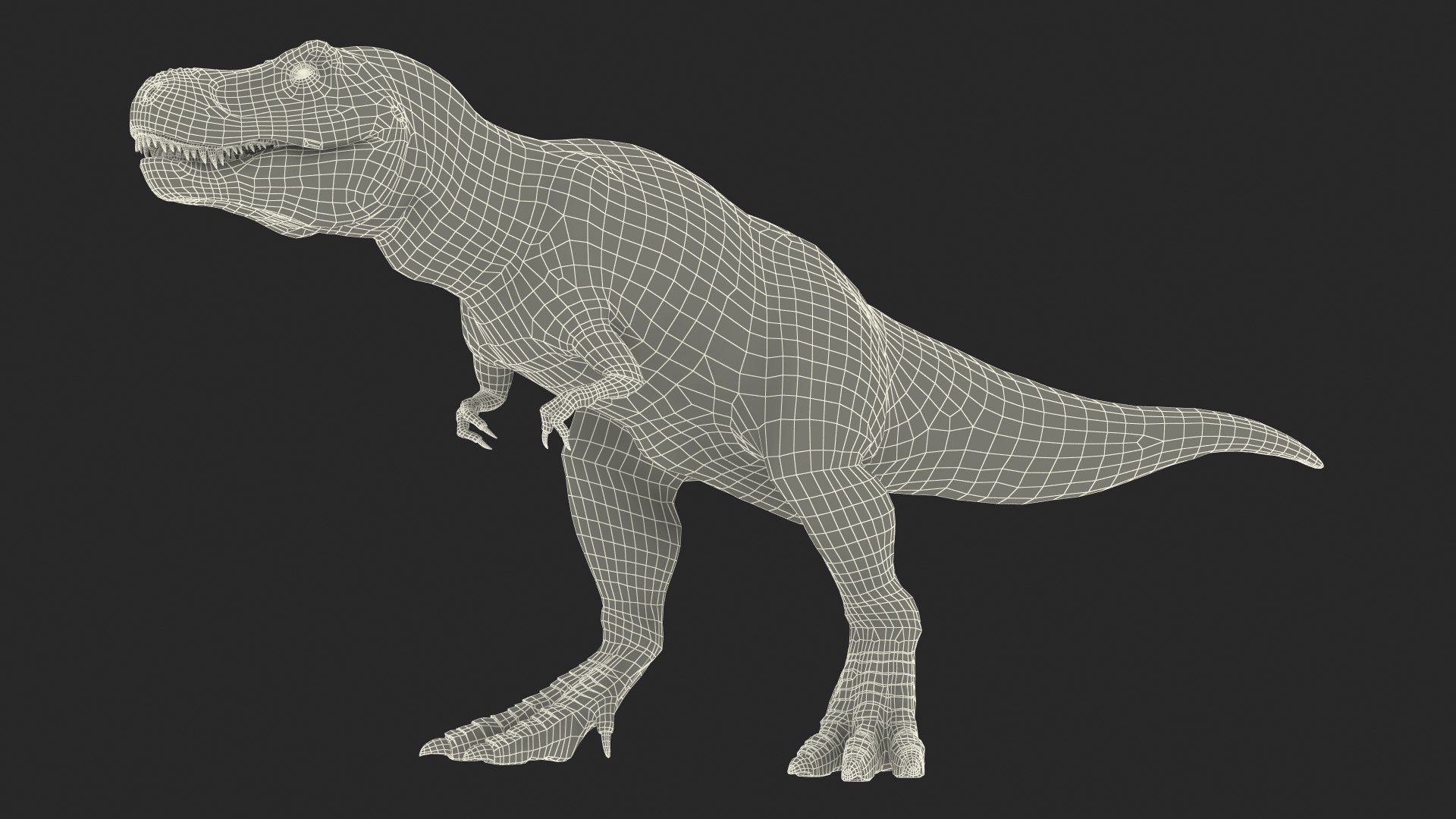 3D T Rex Roaring Animated Rigged - TurboSquid 2102890