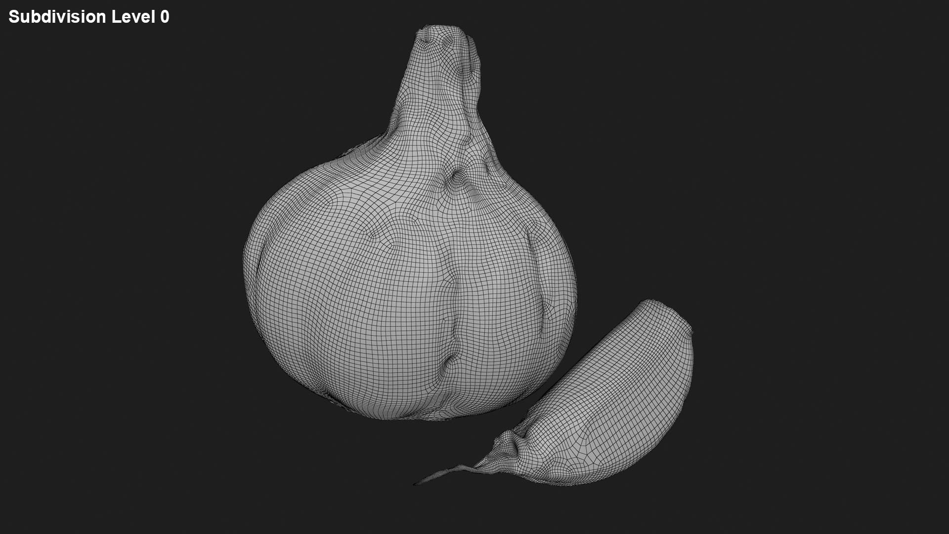 3D Garlic Model - TurboSquid 2281718