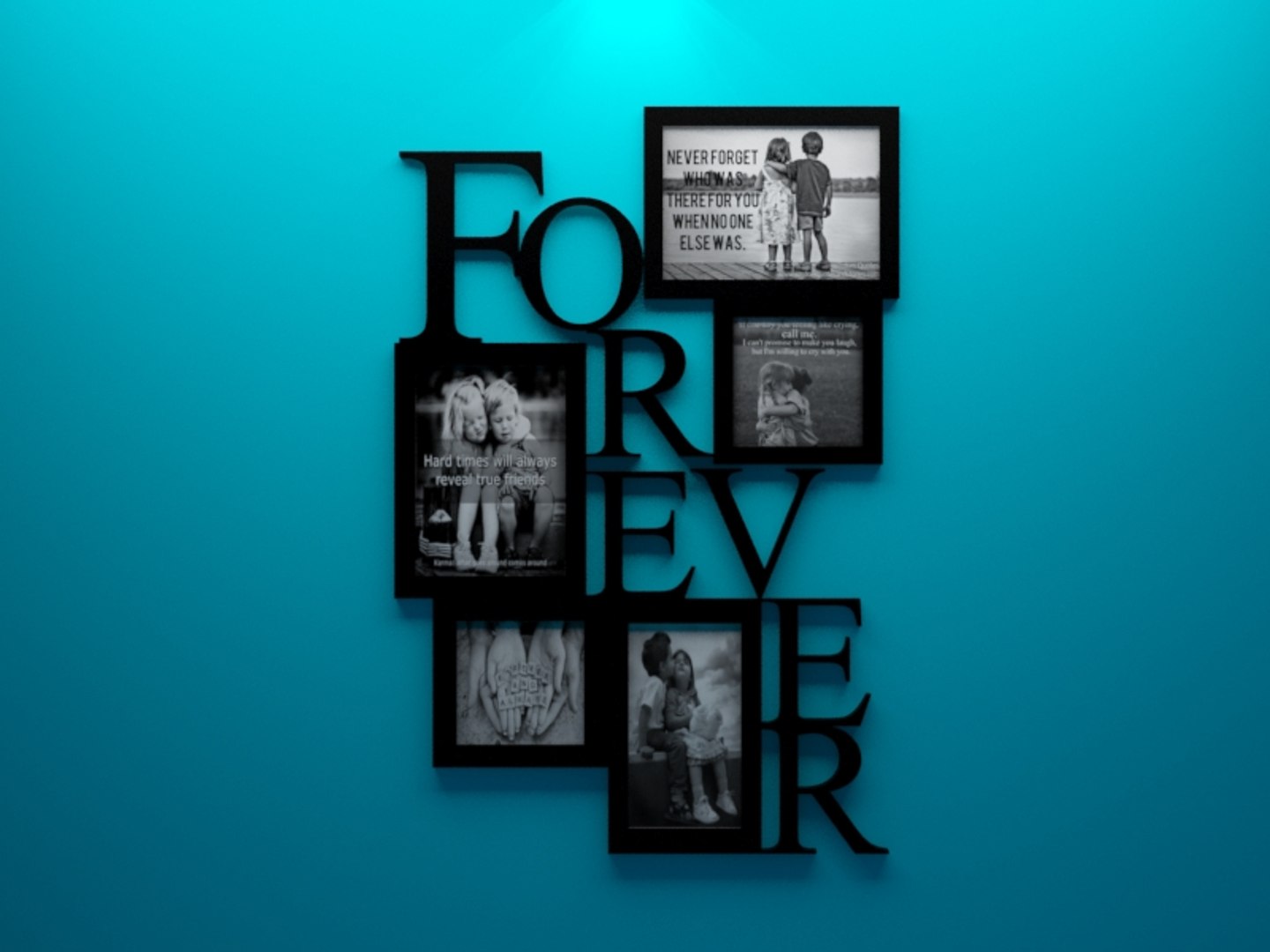 Free 3D Model Collage Photo Frame - TurboSquid 1231250