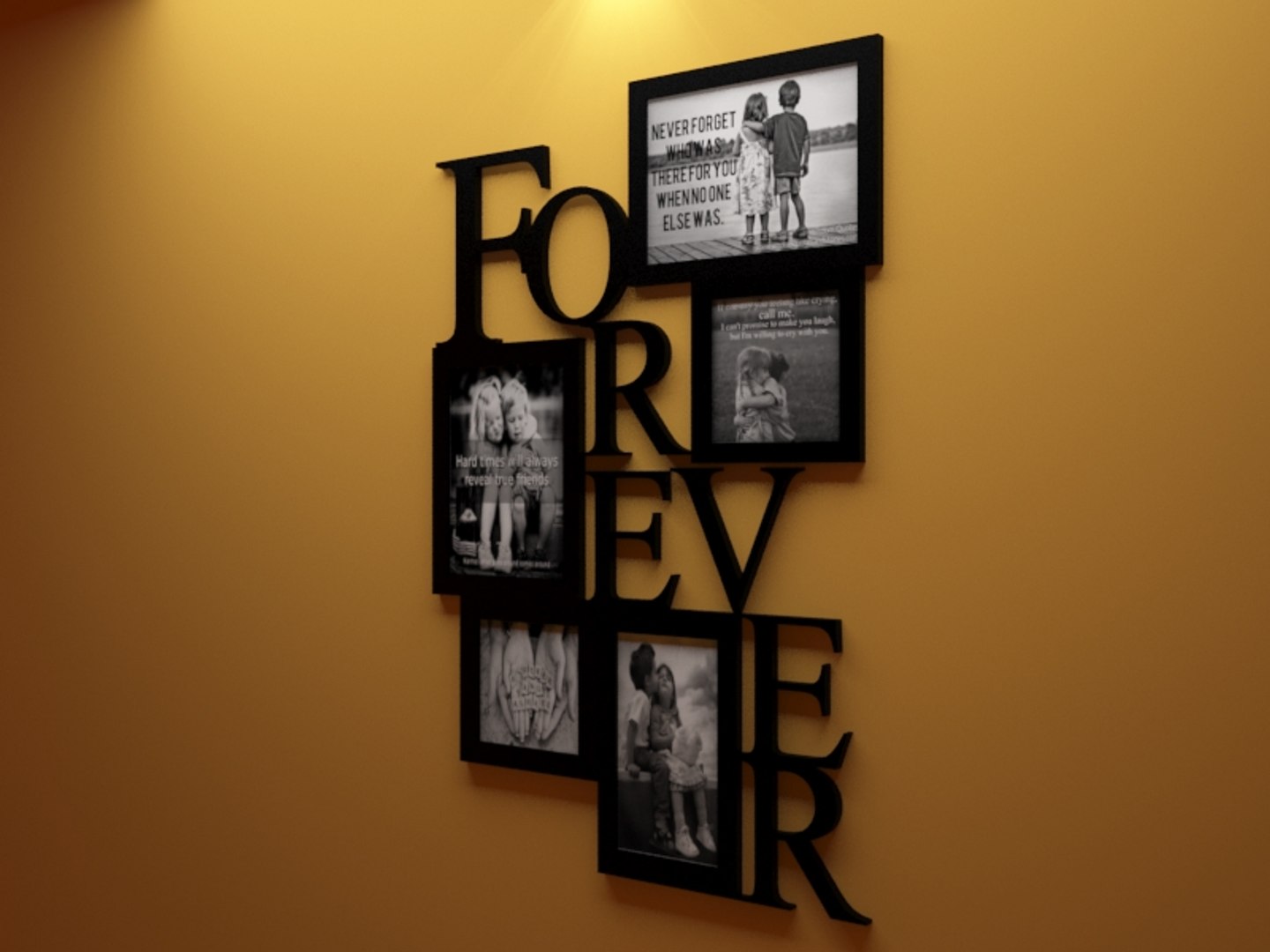 Free 3D Model Collage Photo Frame - TurboSquid 1231250