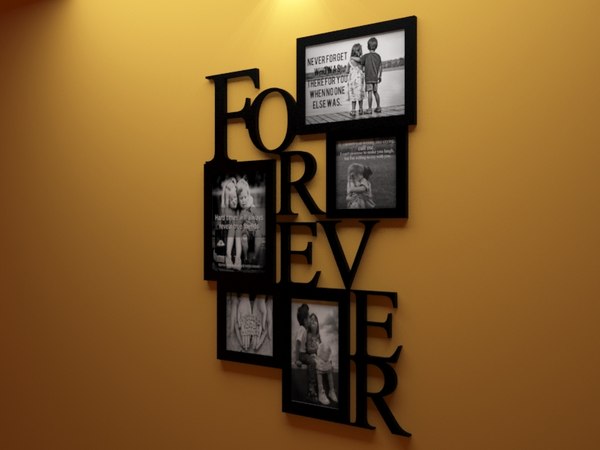 Free 3D model collage photo frame - TurboSquid 1231250