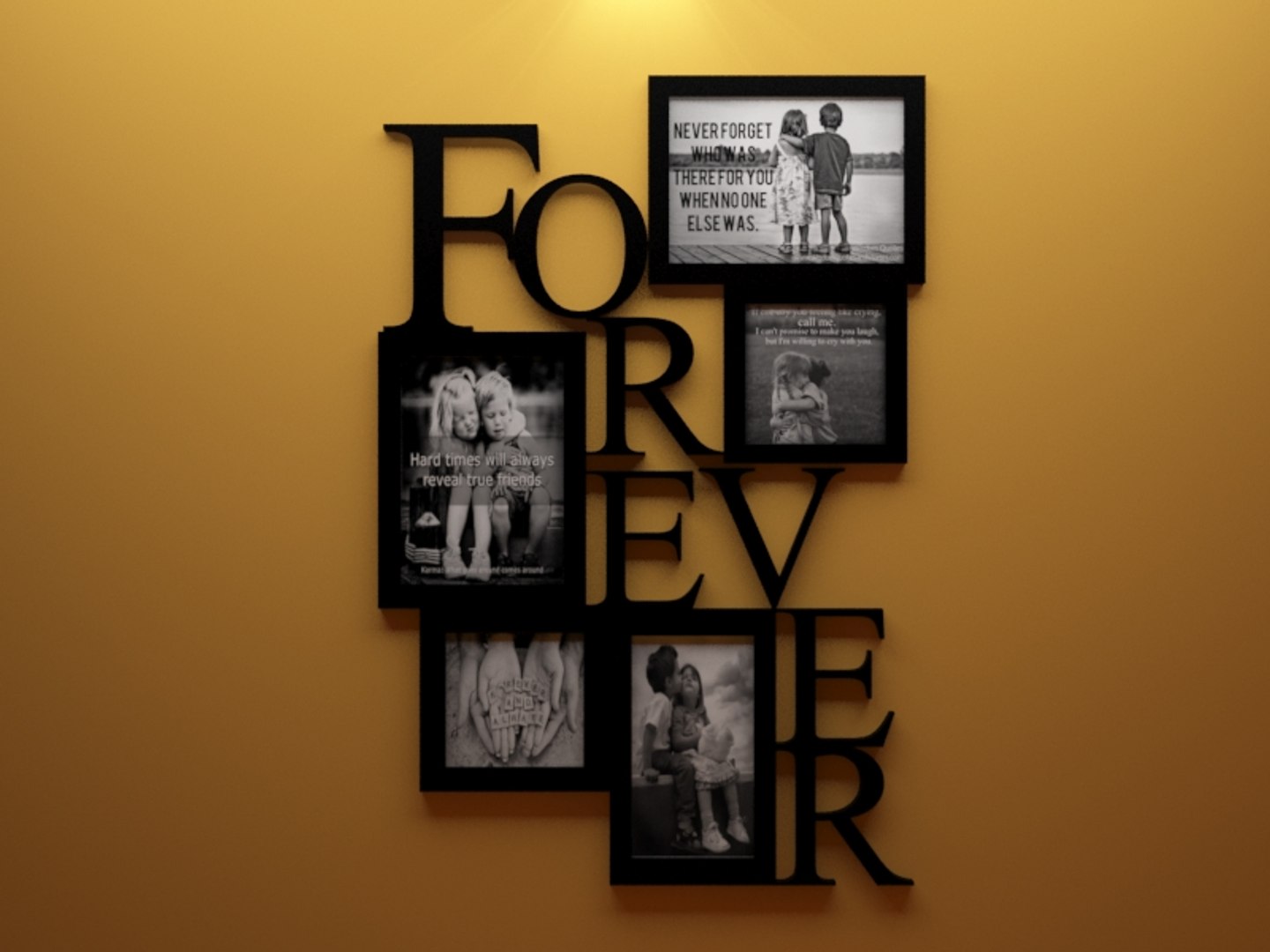 Free 3D Model Collage Photo Frame - TurboSquid 1231250