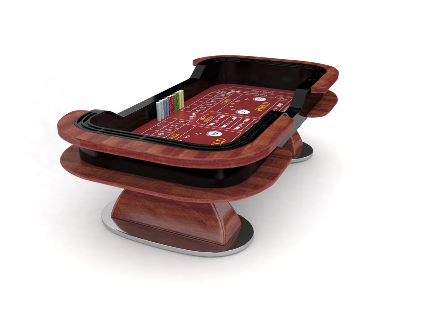 3d Craps Table Set