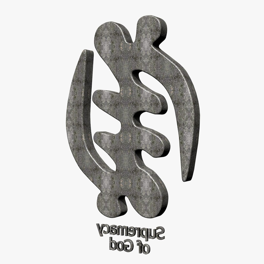 3d Supremacy God Symbol Model