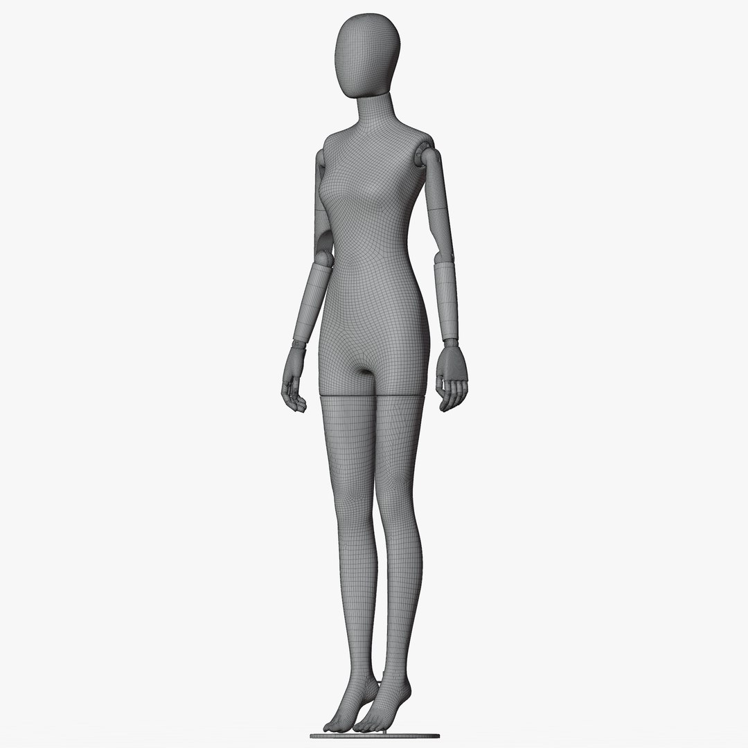 Full Rigged Female Sewing Mannequin 3D - TurboSquid 2086675